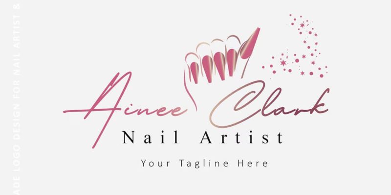 500+ mẫu logo tiệm nail đẹp, tạo logo nail trong tích tắc