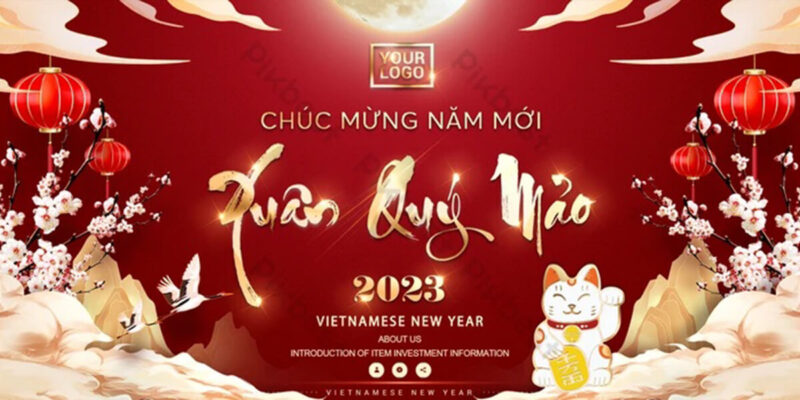 40+ thiết kế backdrop tất niên, backdrop tiệc cuối năm 2023